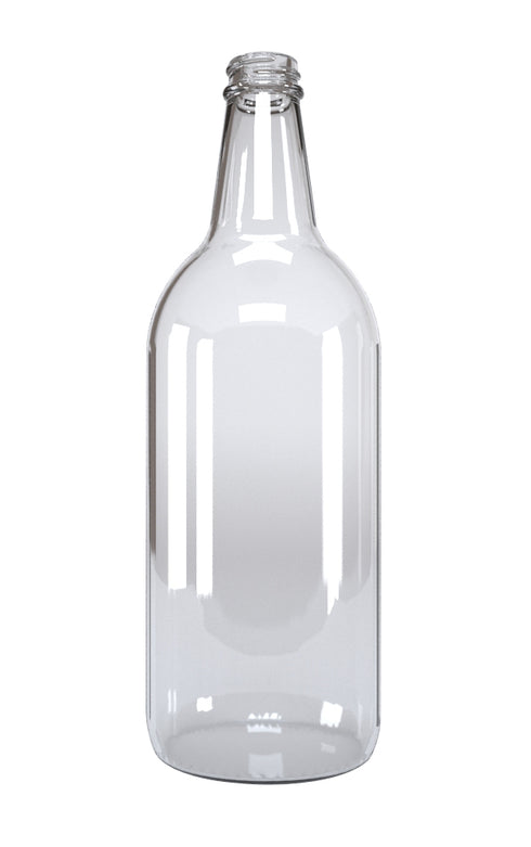 Botella Brandy Ligero 940 ml Rosca 30400 Cristalino – Grupo Prez